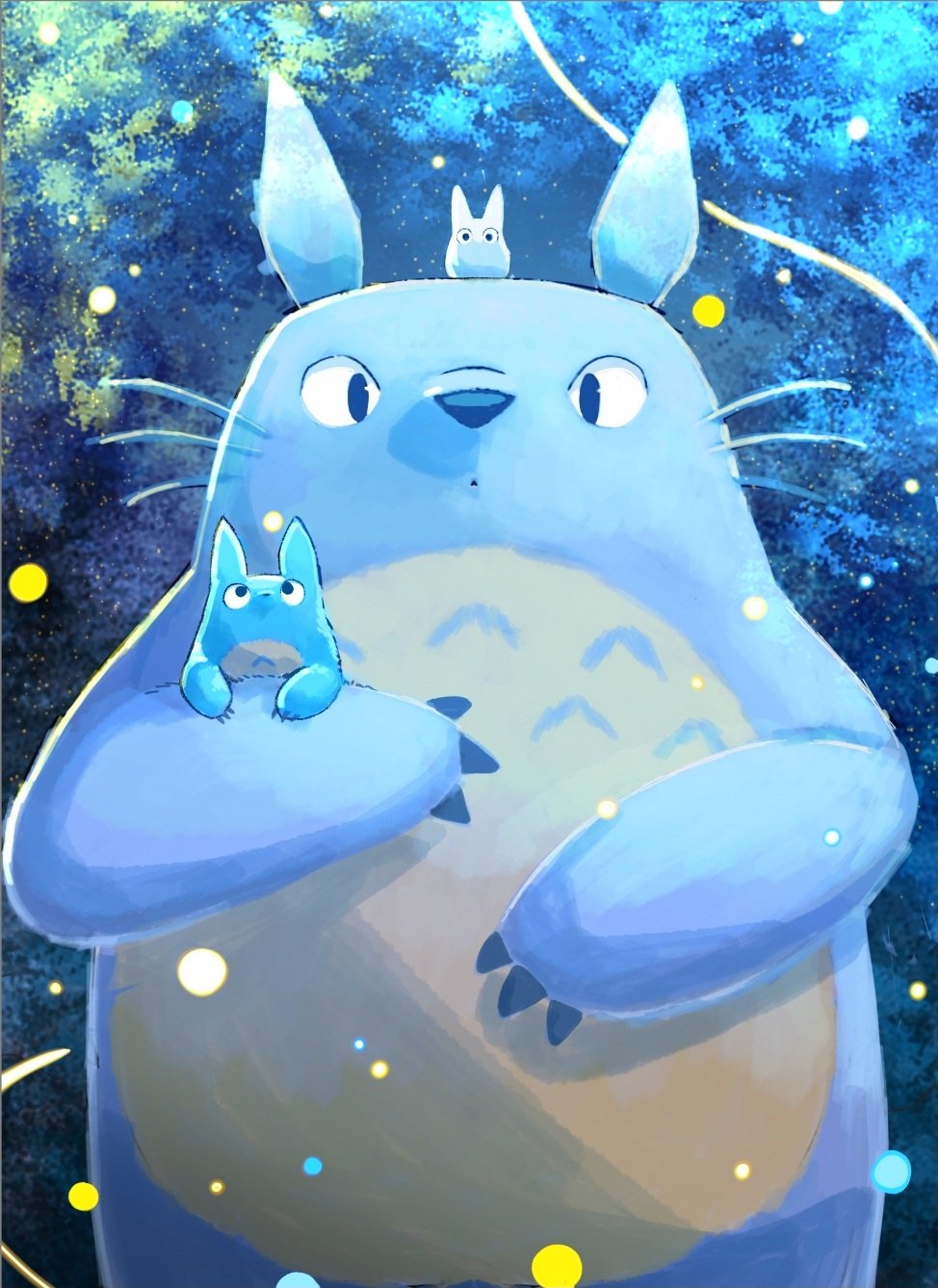 Blue Totoro Drawing Part 1 Art Challenge November | Gallery Posted By