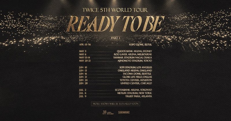 JYP News on Twitter: "📰 NEWS | 230222 .@JYPETWICE will hold its ‘largest’ new world tour, “TWICE ...