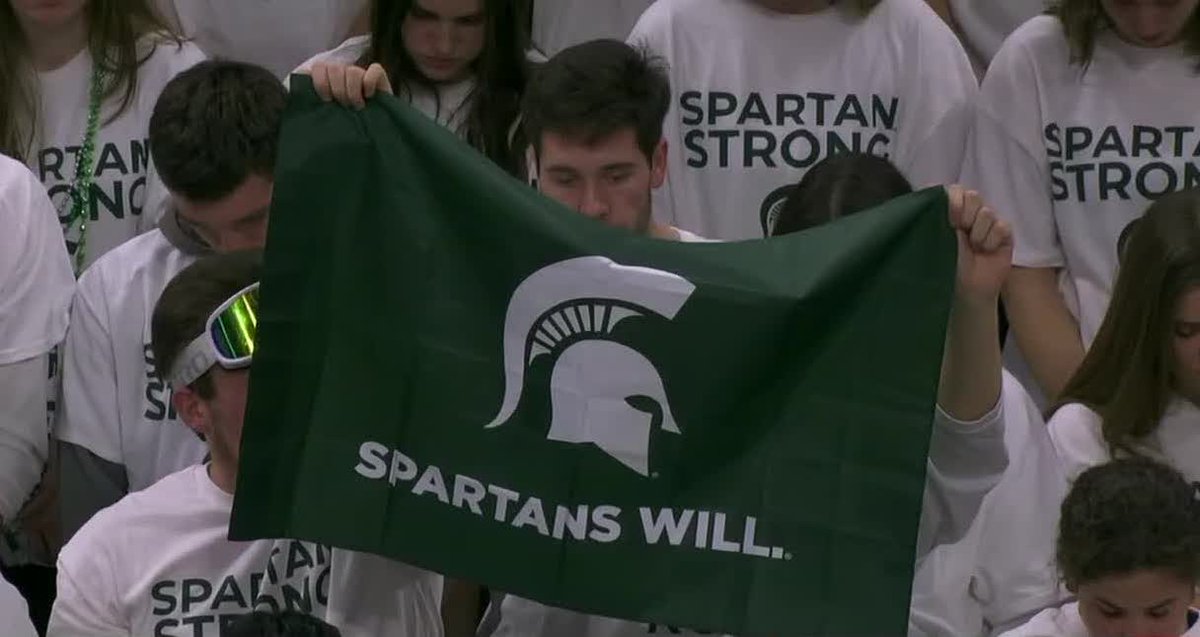 Bleacher Report on Twitter: "Michigan State and Indiana wore “Spartan Strong” shirts in MSU's ...