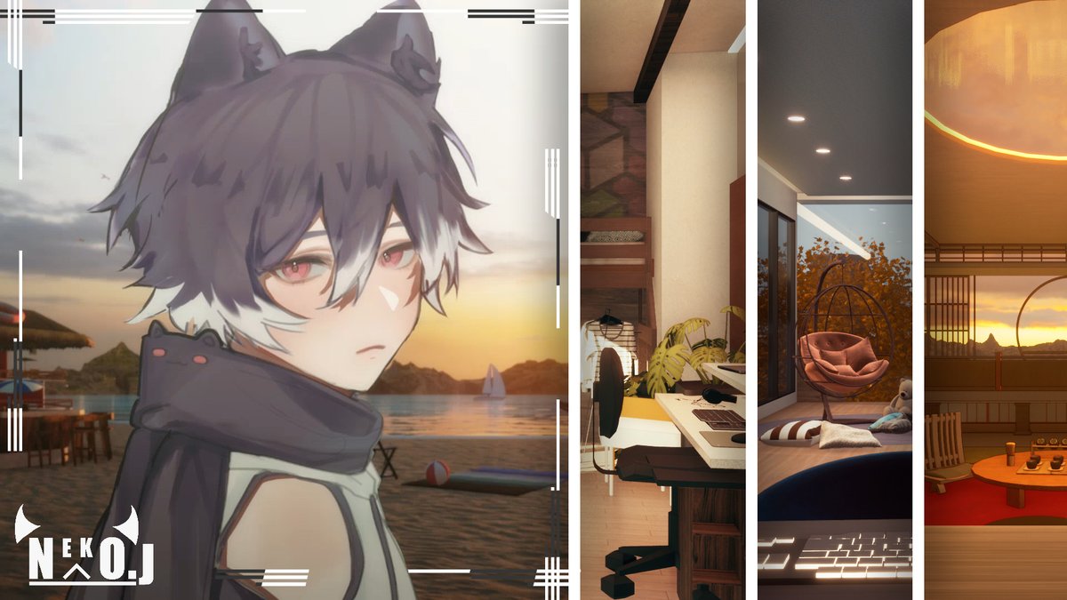 小羯貓貓🎣 NEKO.J🎣直播場景設計貓 on Twitter: " ️【場景委託相關】 ️ 委託網站 & 置頂更新 不定期推出各項優惠項目 開放項目： 繪製使用參考場景底圖 直播室模板 單張 ...