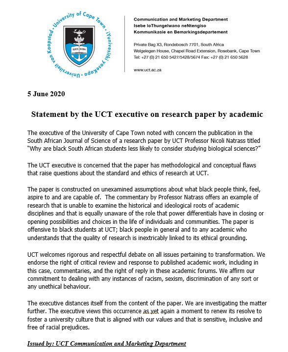 The VC of UCT Prof Phakeng has been forced out. She is leaving her ...
