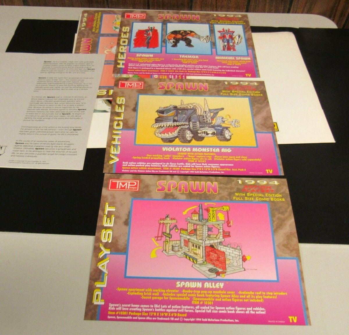 Daily Spawn Archive on Twitter: "Spawn Toy Fair Press Release Folder (1994) #Spawn"