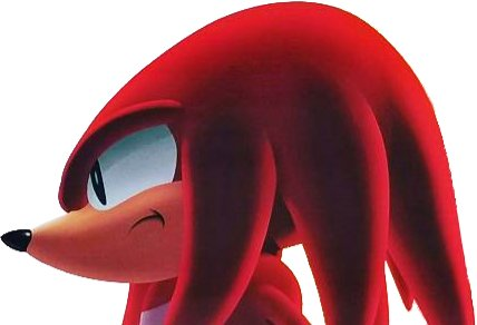 「Knuckles has a really long head. 」|Semi Frequent Sonic Facts 🚅のイラスト
