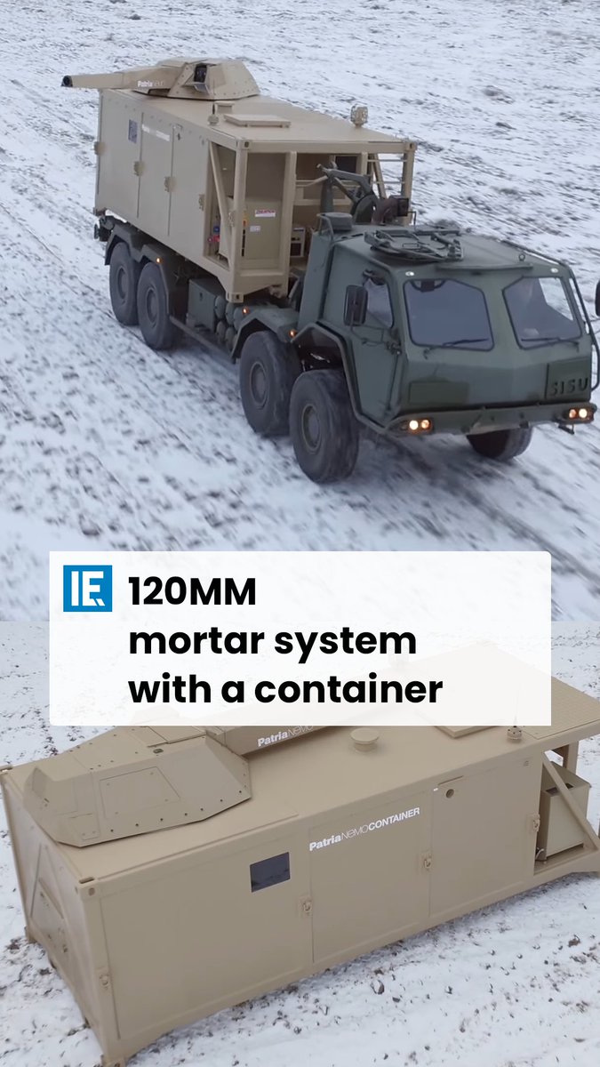 Interesting Engineering on Twitter: "The mortar system with a container supplies quick and ...