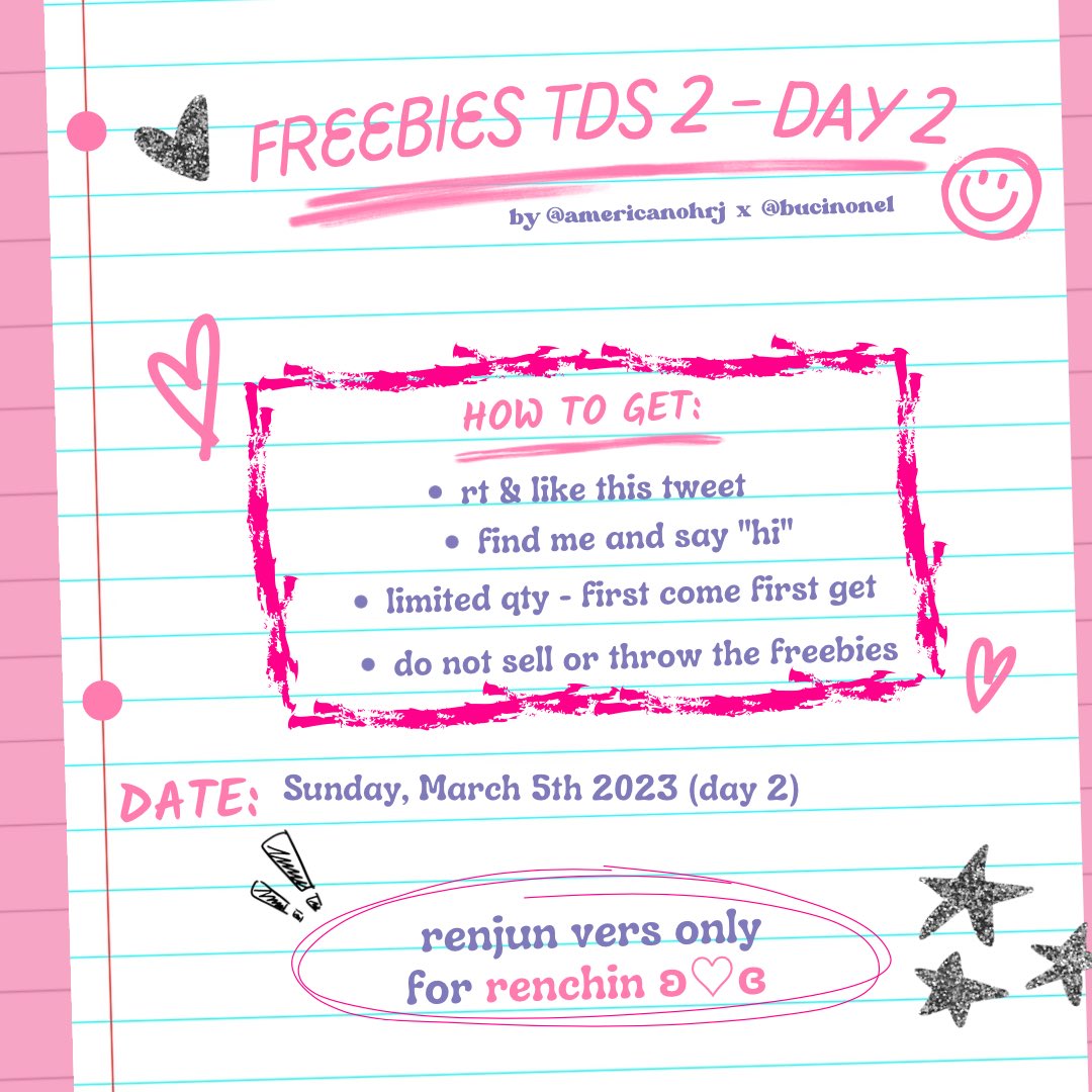 Oz. | gr7 updated 🔍 on Twitter: "RT @americanohrj: 💗Freebies TDS 2 in Jakarta — Day 2 💗 by ...