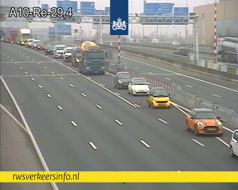 Rijkswaterstaat Verkeersinformatie on Twitter: "Je hebt drie rijstroken minder op de #A10 knp ...