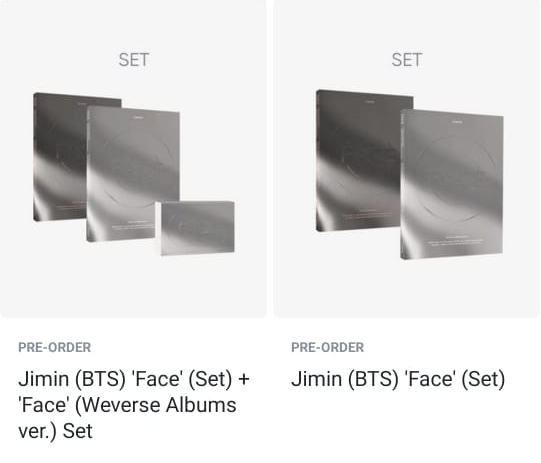 lyfe on Twitter: "🇲🇾[PREORDER GO] #JIMIN '#FACE' ALBUM 🔷Kt4U / Weverse 🔹Wev Ver MYR45 / MYR56 🔹 ...