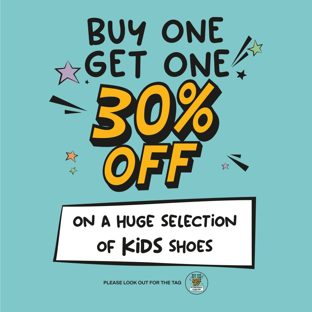 Meadowhall on Twitter: " Buy one, get one 30% off on over 600 Children's styles this half term ...