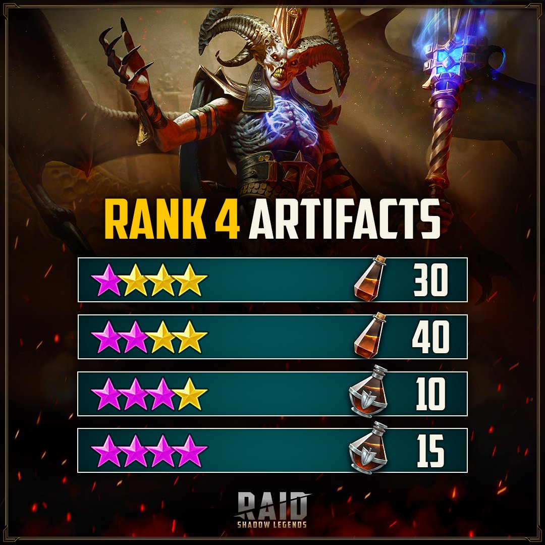 Raid: Shadow Legends on Twitter: "Artifact Ascension is no simple matter, and we’ve prepared a ...