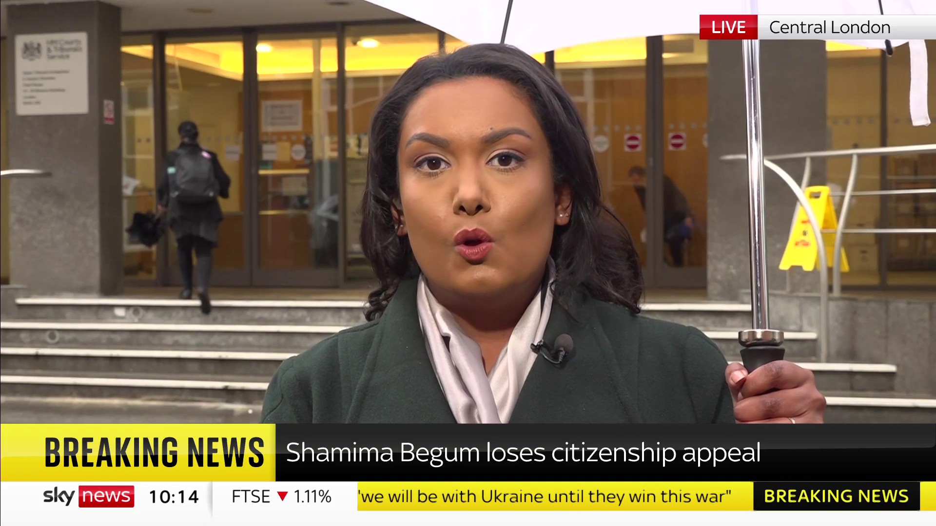 Sky News on Twitter: "BREAKING: Shamima Begum will not be allowed to return to the UK, the ...