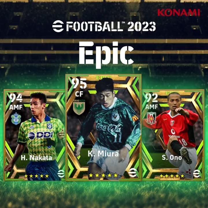 eFootball™公式 on Twitter: "#Jリーグ開幕 を記念した”Epic: Japan”の第2弾を配信！ #Jリーグ そして世界に名を刻む名手たちが登場！ ⚽━━━━━ 三浦 ...