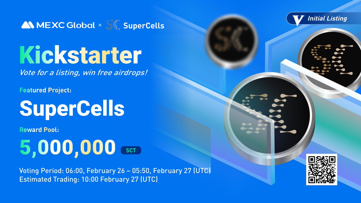 MEXC Global on Twitter: "$SCT @super_cells Kickstarter is ongoing! Vote with $MX to get $SCT ...