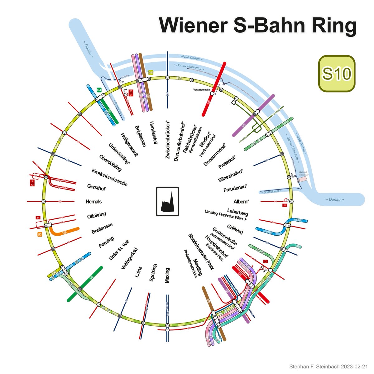 AlternativeTransport - Stephan F. Steinbach on Twitter: "Hier meine Version der S-Bahn Ring Wien ...