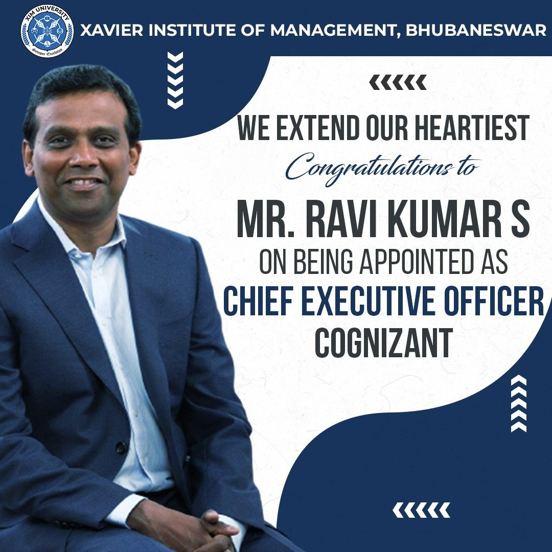Xavier Institute of Management on Twitter: "XIM Bhubaneswar feels proud to announce that Mr ...