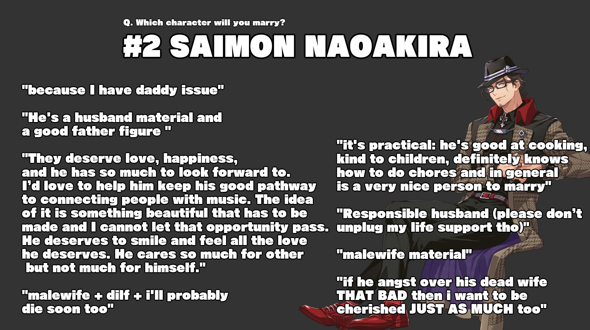 mrs. kanbayashi on Twitter: "Q1. Which character from Paradox Live will ...