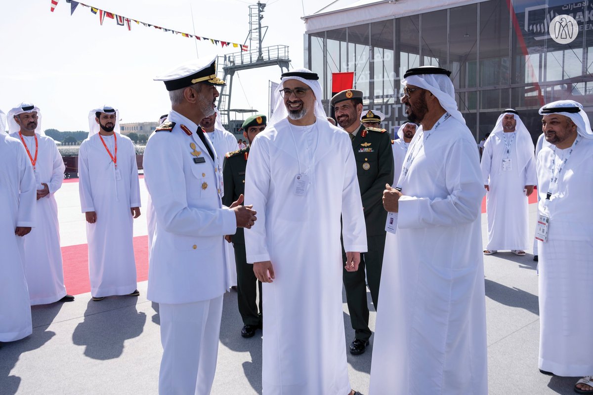 مكتب أبوظبي الإعلامي on Twitter: "HH was accompanied by Rear Admiral Pilot Saeed bin Hamdan bin ...