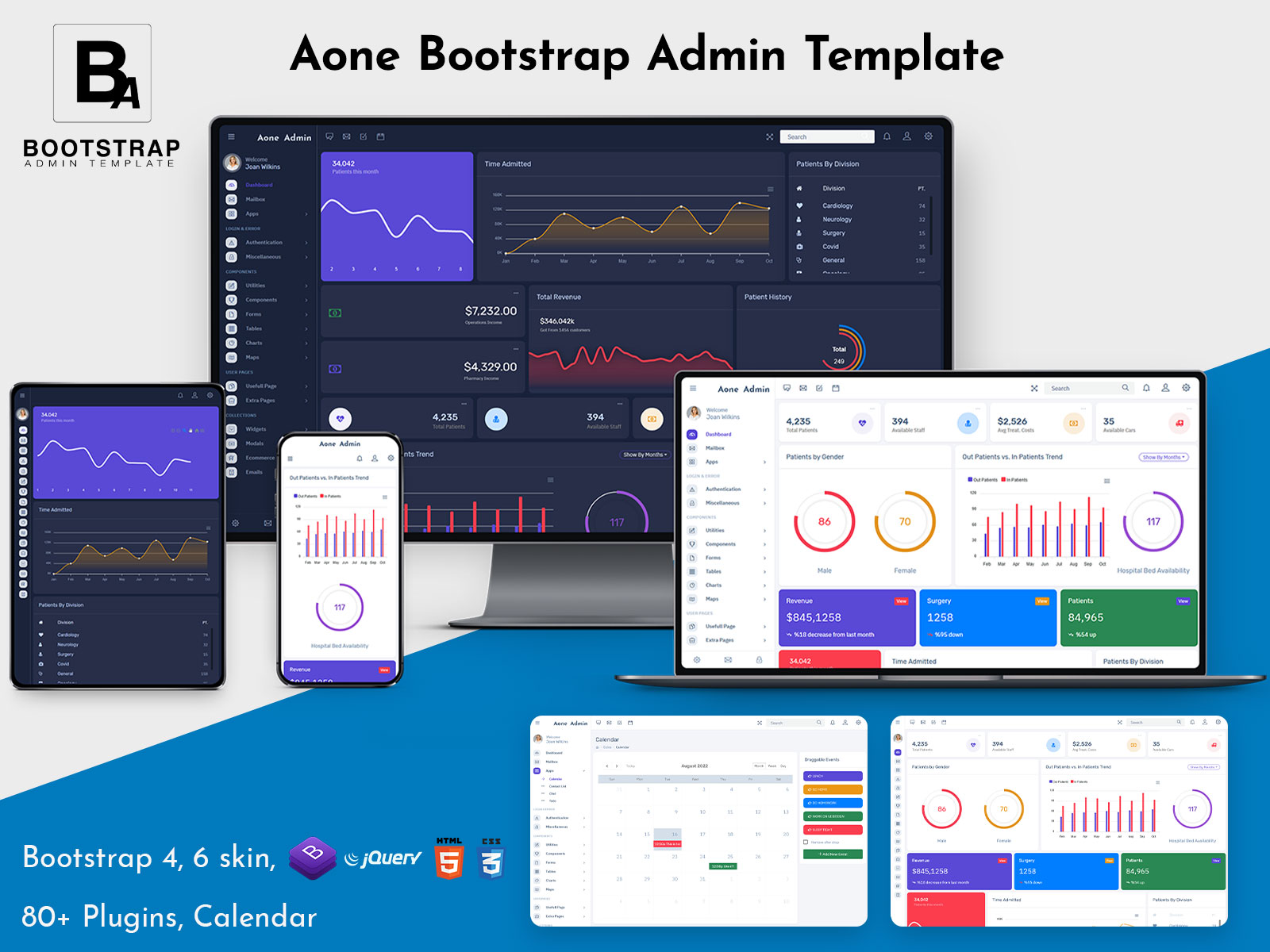 Bootstrap Admin Template on Twitter: "Aone is The Most Powerful a Bootstrap Admin Template with ...