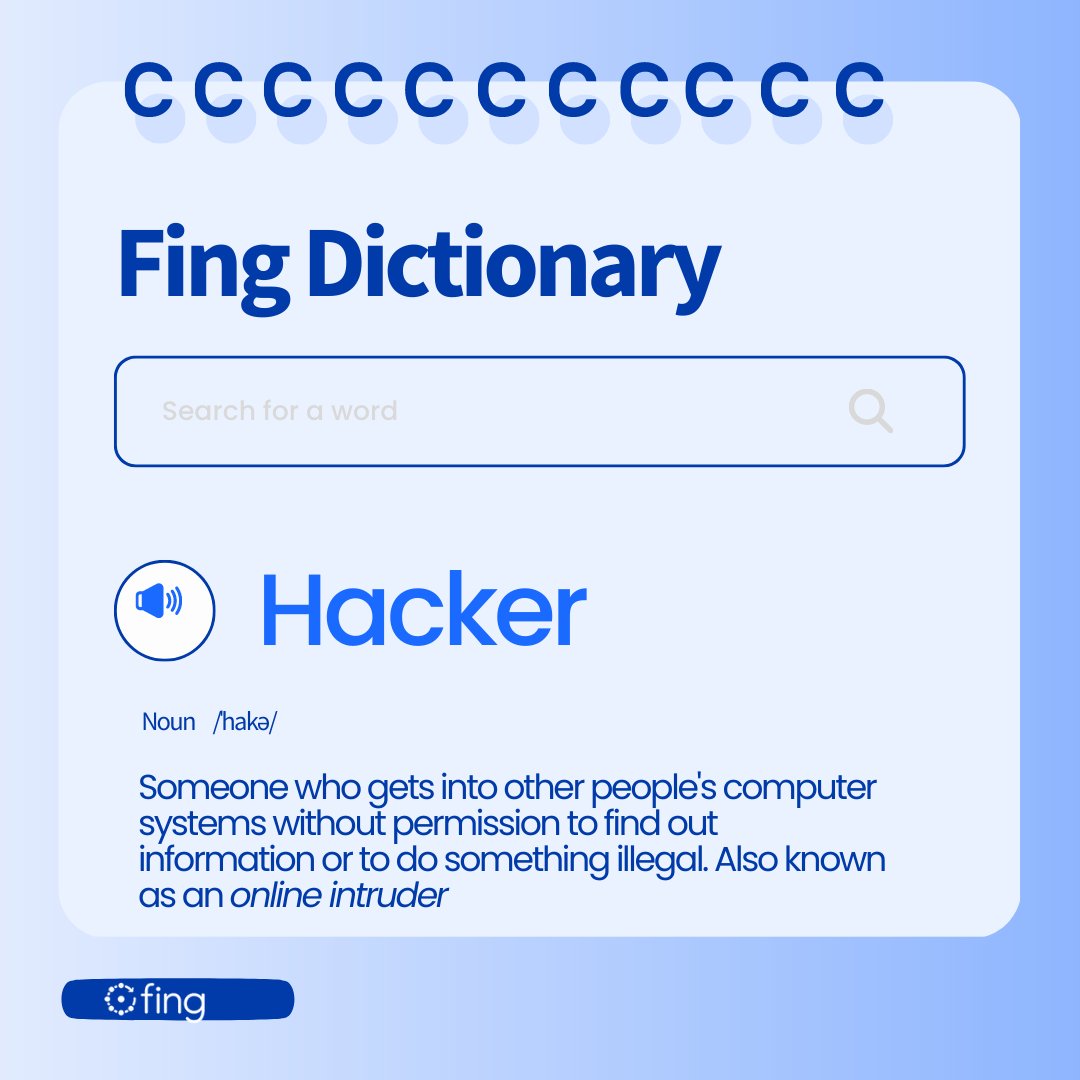 Fing on Twitter: "Welcome back, class! Now that you know what a hacker is, how can you protect ...