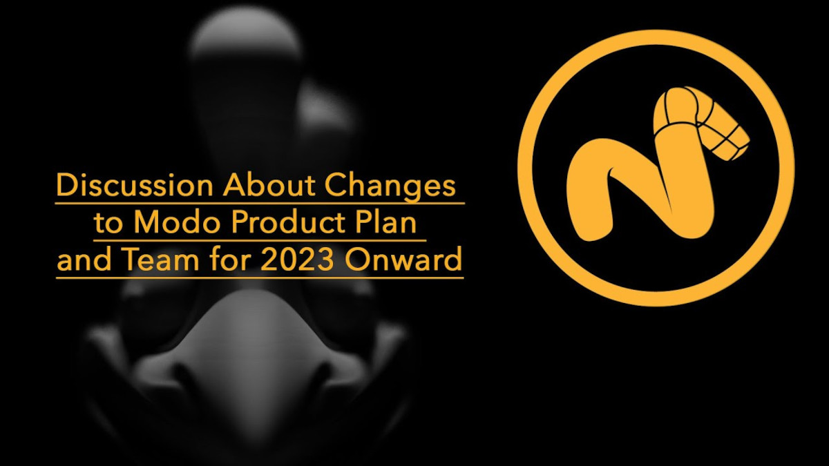 CG Channel on Twitter: "Foundry has announced major changes to the development of #Modo ...