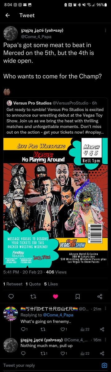 🍀Custom Combat Creations 🍀 on Twitter: "Come see our pals at @VersusProStudio this weekend ...