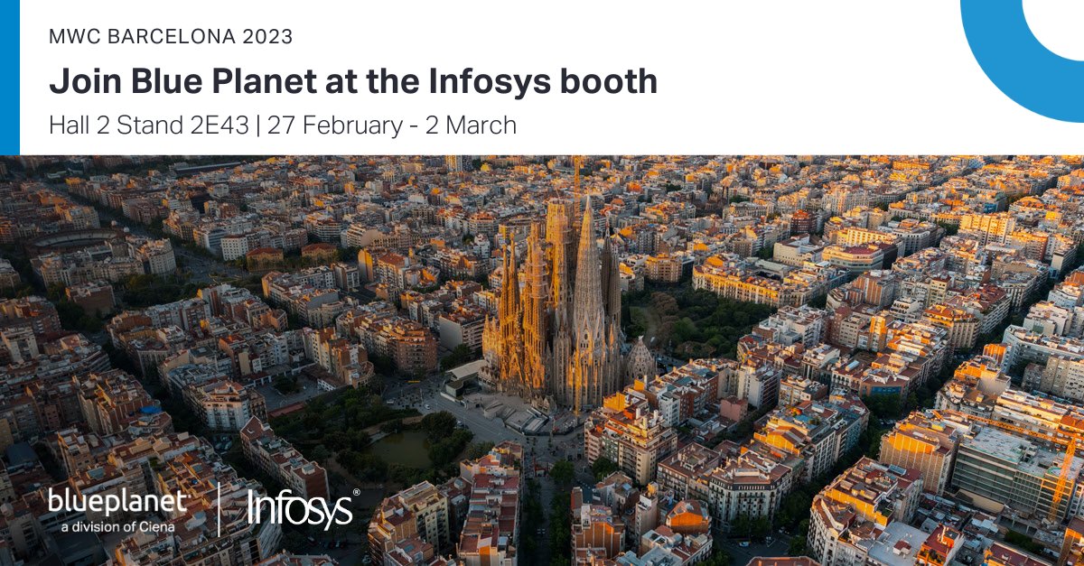 Blue Planet on Twitter: "Join us in the @Infosys booth at #MWC23 to see how Blue Planet's 5G ...