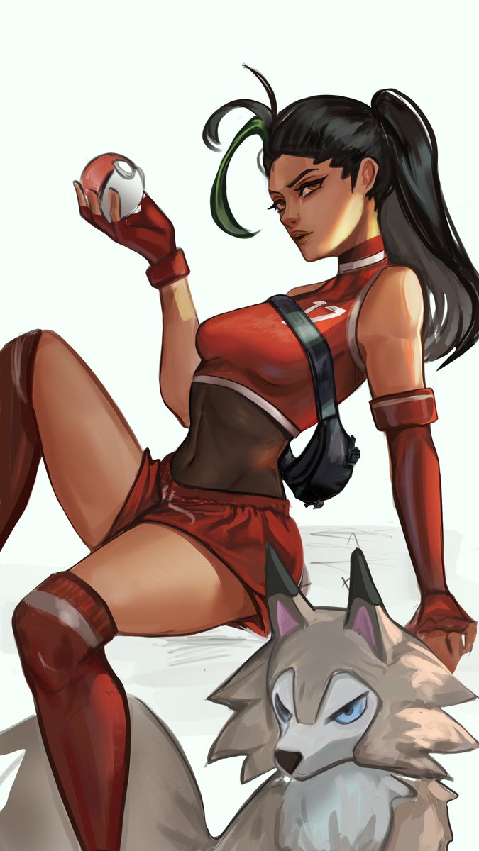 Ant on Twitter: "Art Feature: Nemona, by @vile_jp! Digital highres image (join $5 tier or above ...