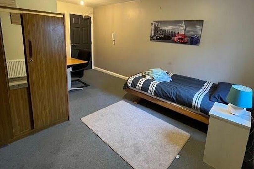 These rooms provided for people at risk of homelessness in one Welsh ...