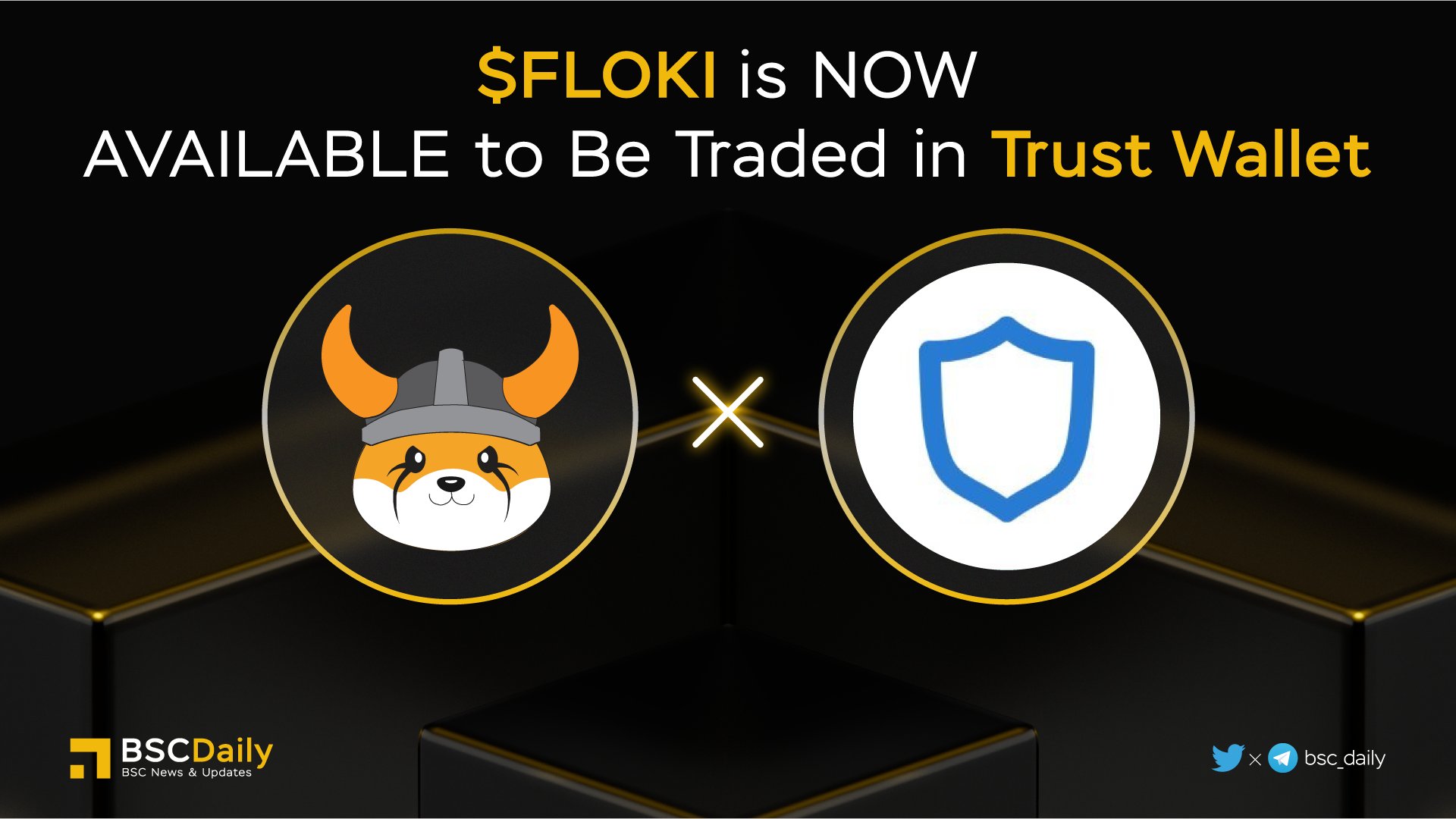BSCDaily on Twitter: "🎉 @RealFlokiInu $FLOKI is NOW AVAILABLE to Be Traded in Trust Wallet🧬 #TWT ...