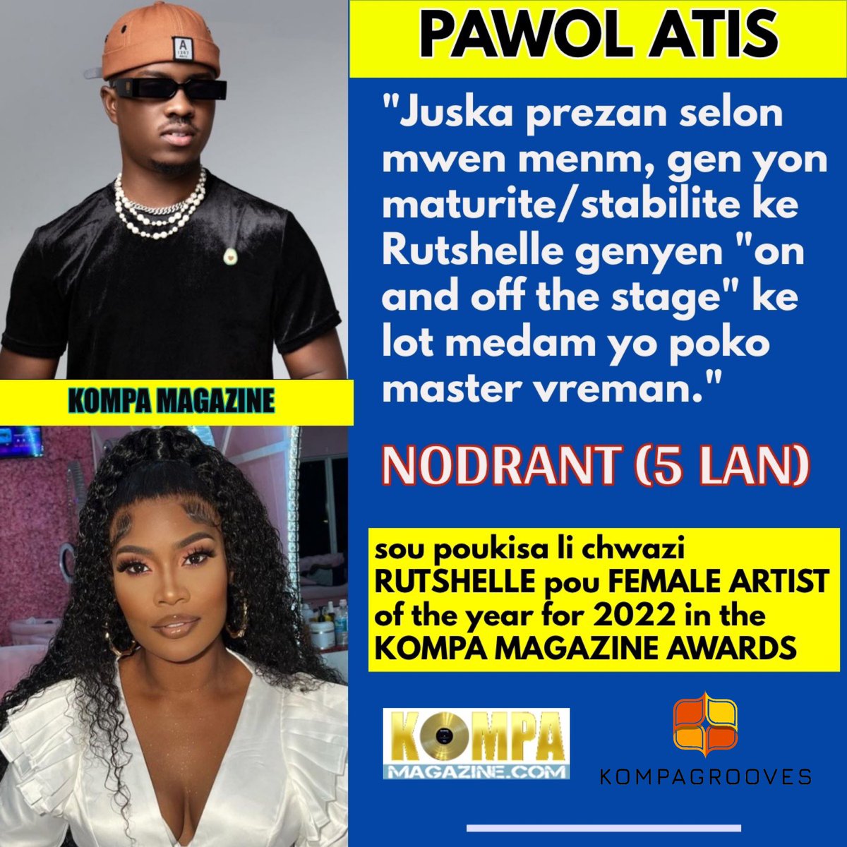 Kompamagazine! on Twitter: "NODRANT “ZABOKA” (5 Lan) Sou RUTSHELLE"