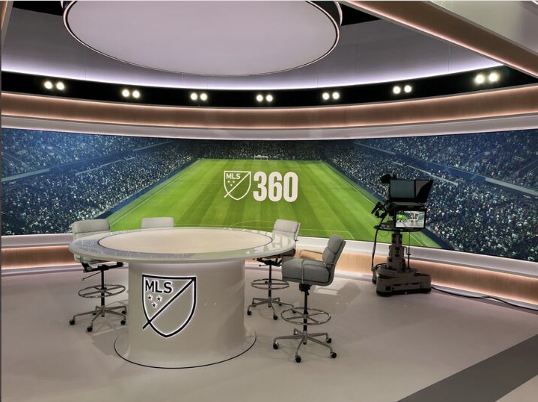 ⚽️ Kyle Sheldon on Twitter: "FIRST LOOK: Major League Soccer's new Apple TV studio is exactly ...