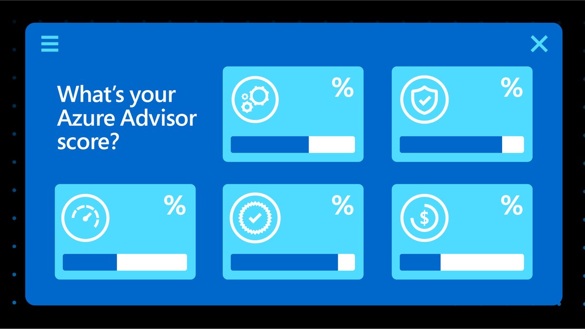Find out how Azure Advisor score helps you optimize your workloads and get personalized best ...