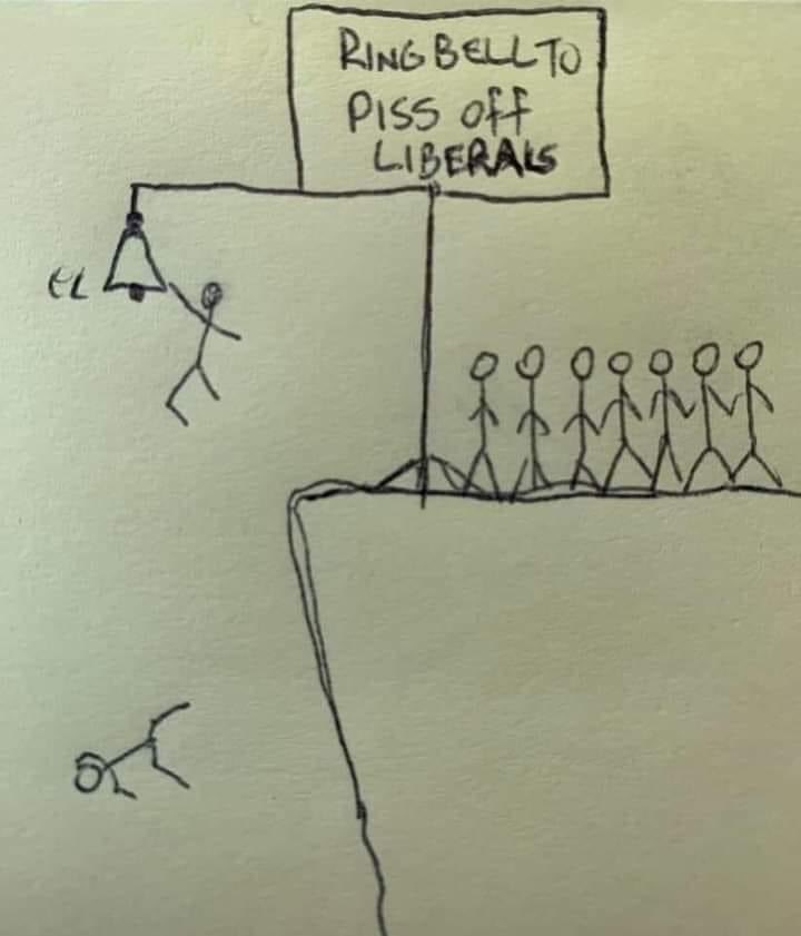 'Ring bell to piss off liberals'... - Democratic Underground Forums