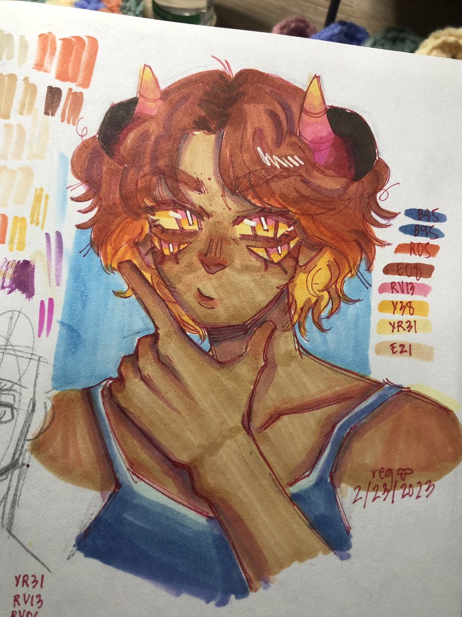 「omg i rendered irl ?!?! 」|reg 👹のイラスト
