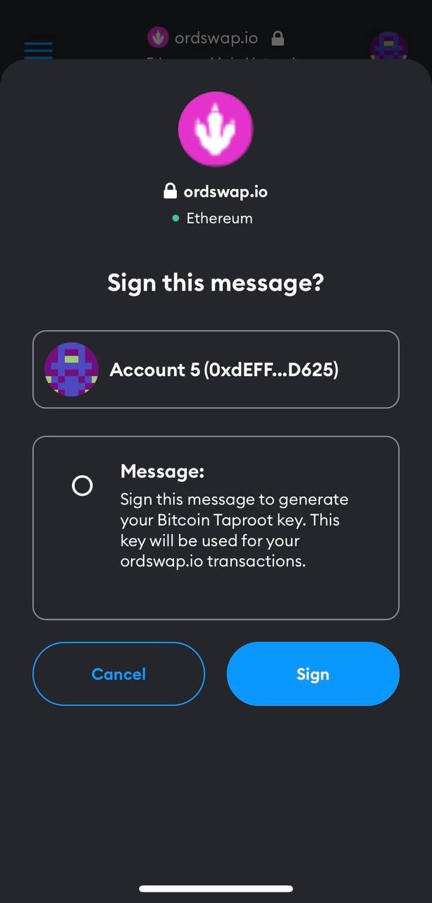 Ordswap - Own anything on Bitcoin on Twitter: Ordswap - Own anything on Bitcoin on Twitter: