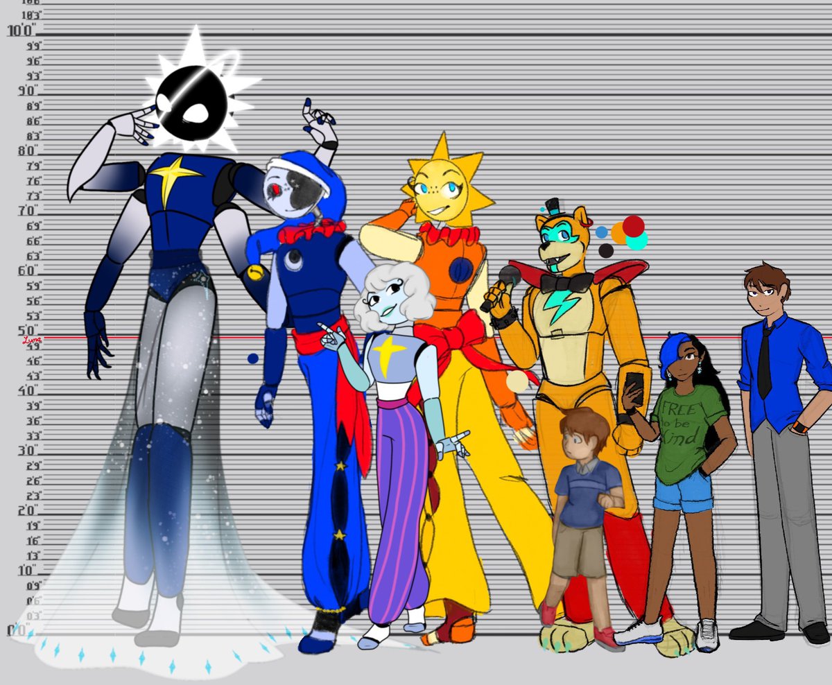 Special Fnaf Height Chart Chart My Xxx Hot Girl