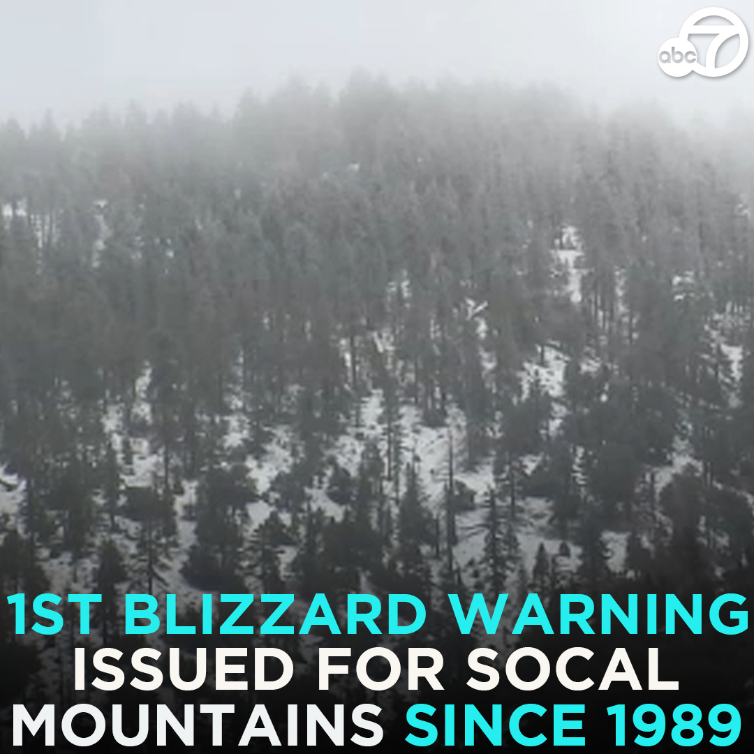 Abc7 Eyewitness News On Twitter A Blizzard Warning By The National