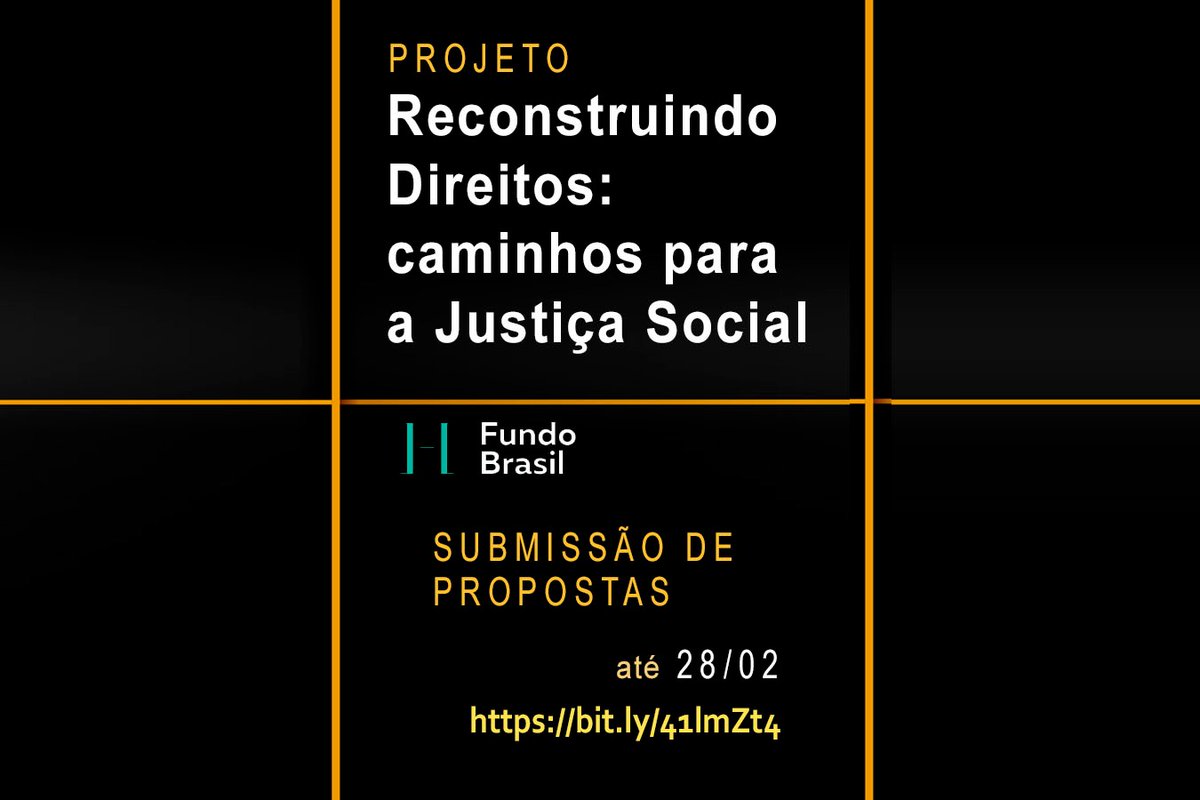Faculdade de Direito da USP on Twitter: "O Fundo Brasil de Direitos Humanos recebe projetos de ...