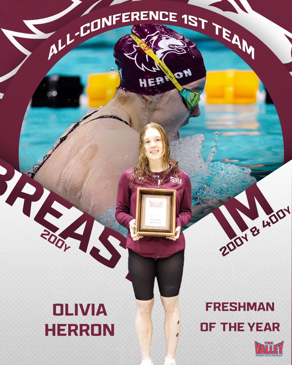 Saluki Swim and Dive on Twitter: "1⃣st Team All-Conference Selections: MVC 100 & 200 Backstroke ...