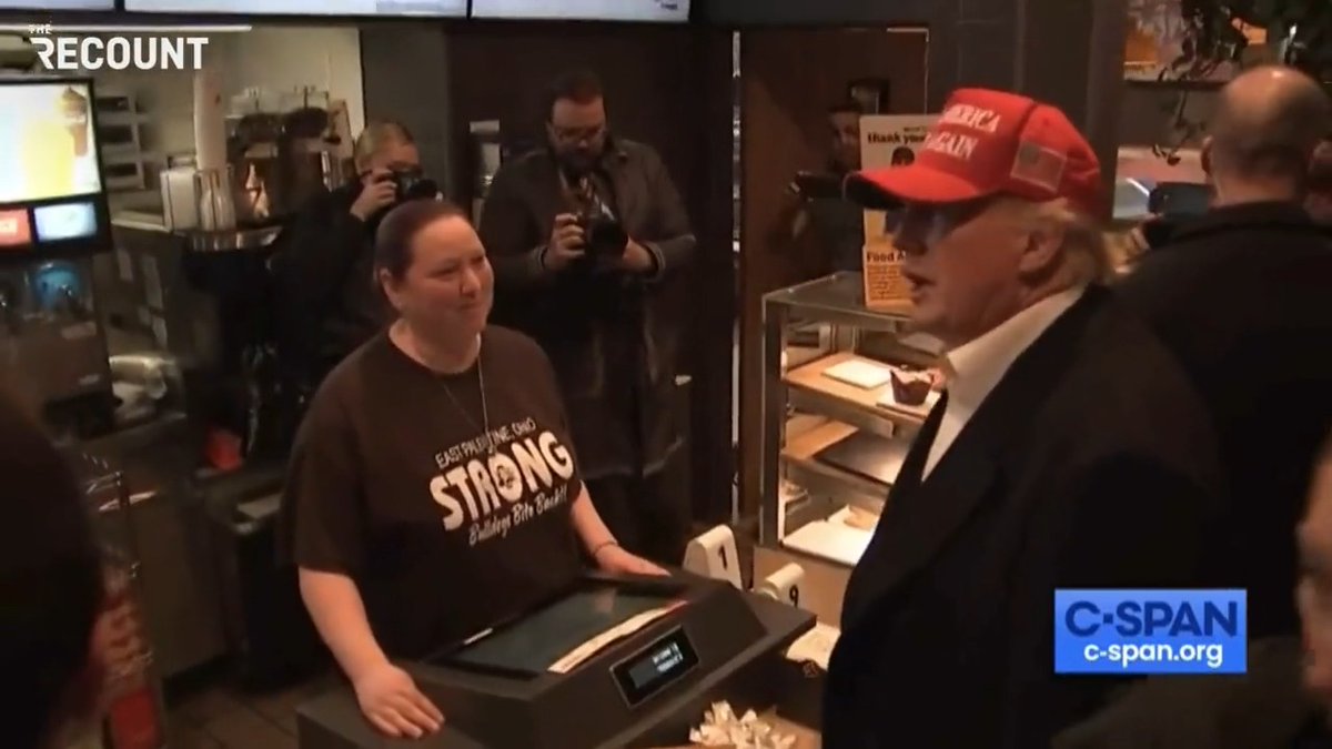 Liv (Counting Up That Avatar) on Twitter: "RT @therecount: Donald Trump to McDonald’s workers in ...