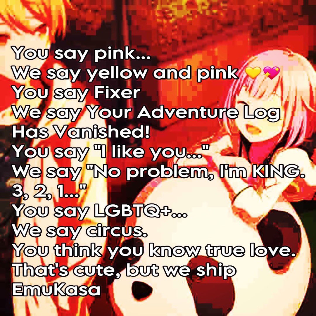 tsukaemu | emukasa on Twitter: "every prsk ship needs an image like this"