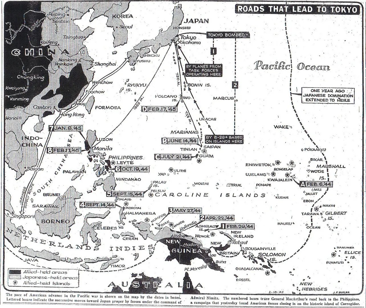 Island Hopping Ww2 Map