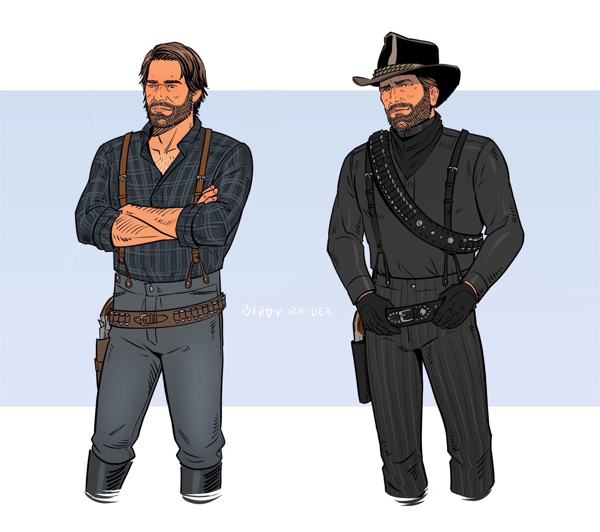 Birdy🇺🇦 COMMISSIONS ARE OPEN🐤 🔞 on Twitter: "A few more outfits #arthurmorgan # ...