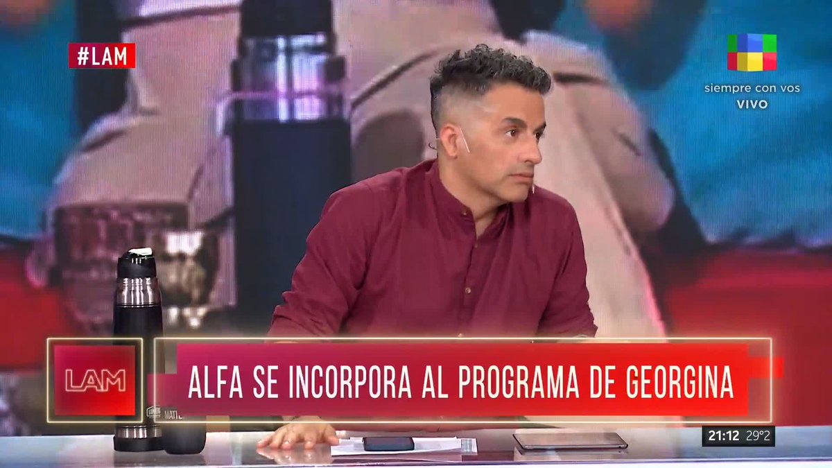 América TV on Twitter: "💥 Alfa de GH se incorpora al programa de Georgina Barbarossa #LAM en ...