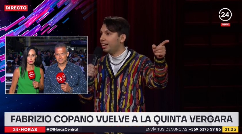 Tvn On Twitter Rt 24horastvn 🕊 Viña2023entvn Fabrizio Copano