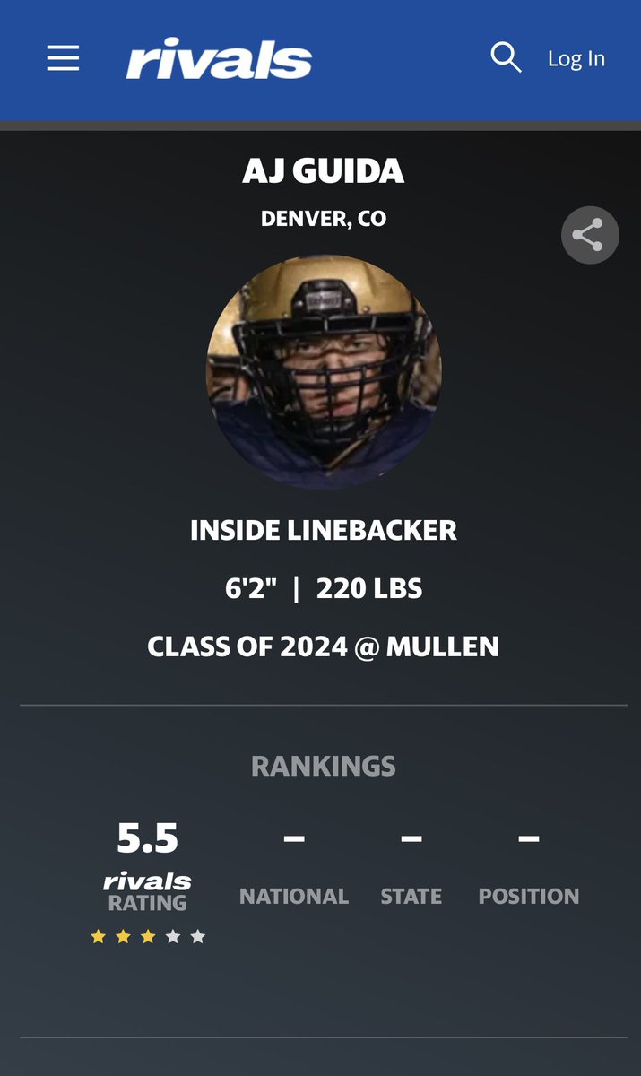 Neil Devlin on Twitter: "RT @aj_guida: Thank you @Rivals for the 3 ⭐️ ranking @jrbennet @JaxYouUp"