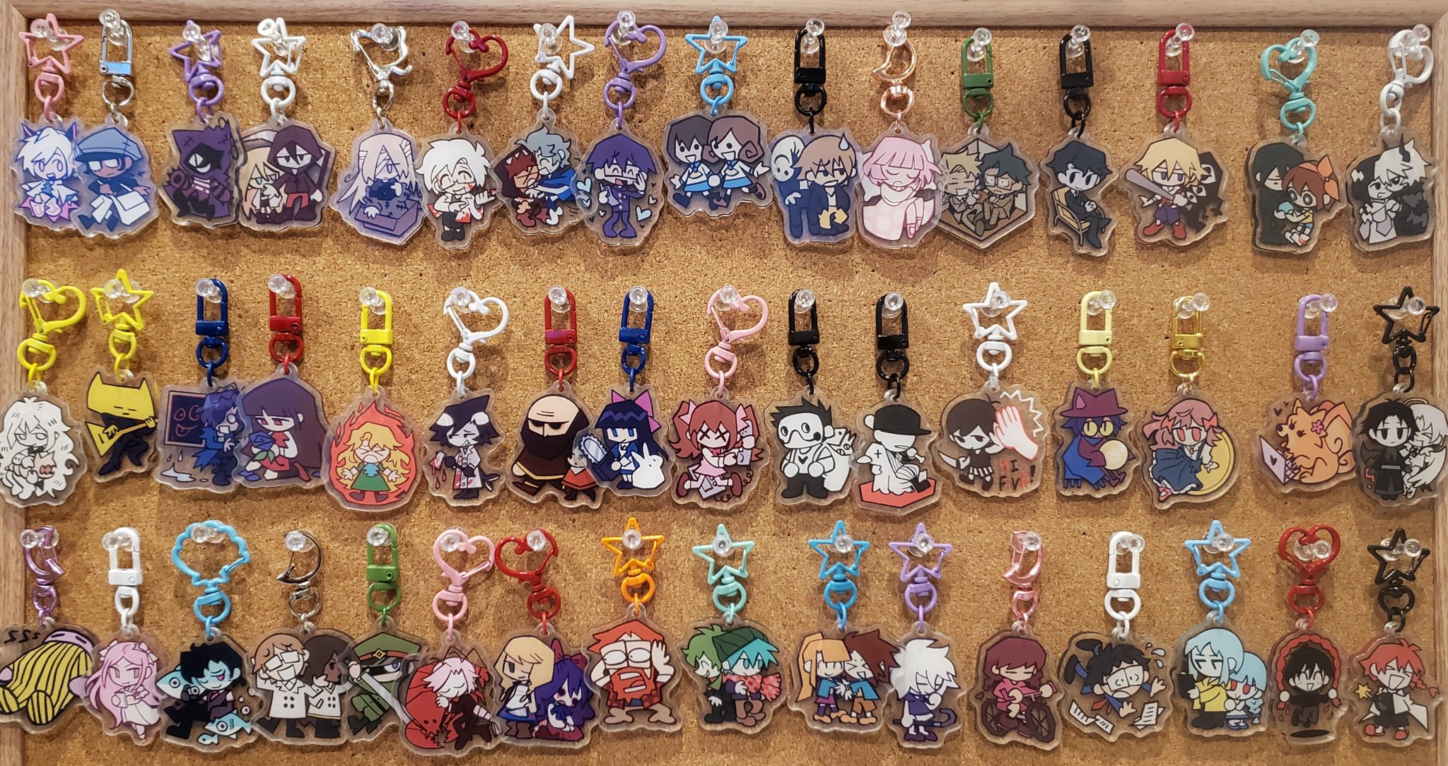 kirvia 🍊 ECCC F-05 on Twitter: "all of my rpgmaker set charms are here 😭😭 ill be fulfilling ...