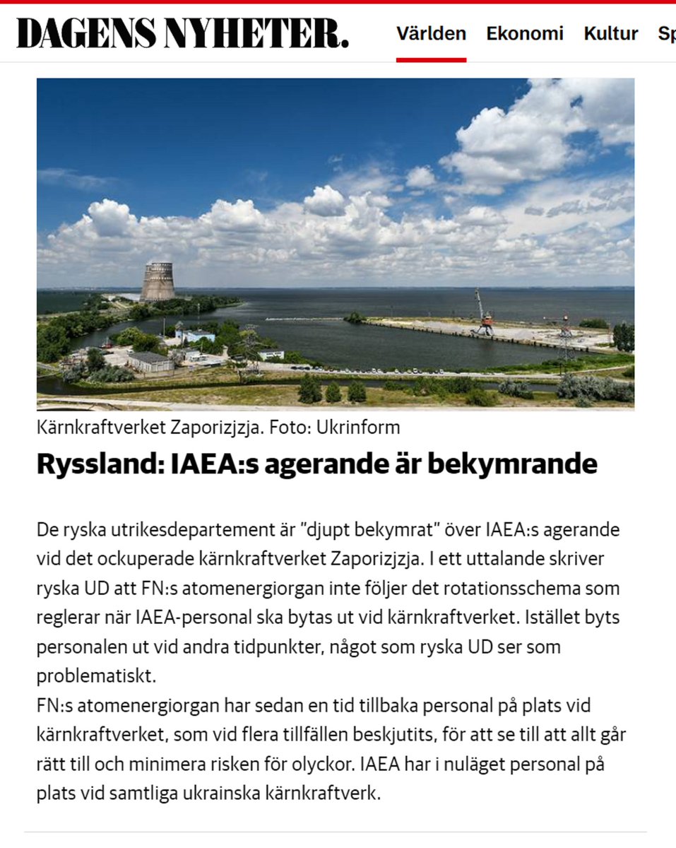 Jari Lairolahti on Twitter: "Det enda som bekymrar ryssarna med att #IAEA byter ut personalen på ...