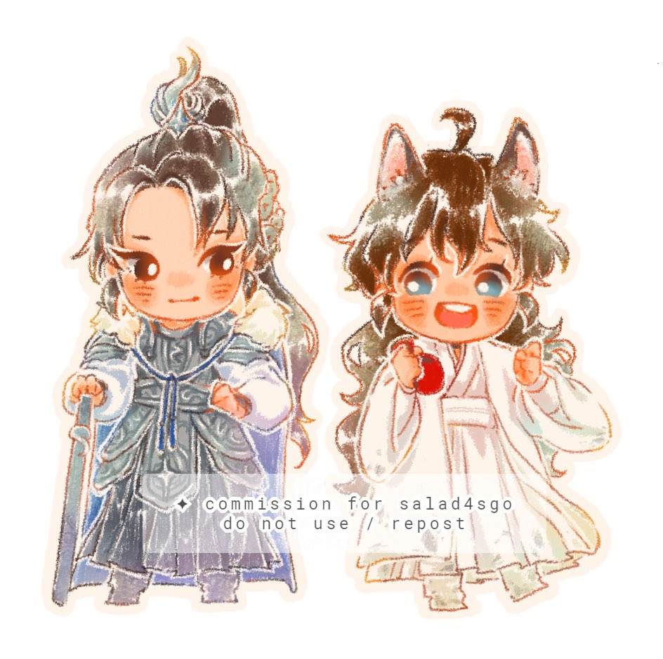 Naie 🌸 Comms Closed On Twitter Yuwu Mo Xi And Gu Mang Commission