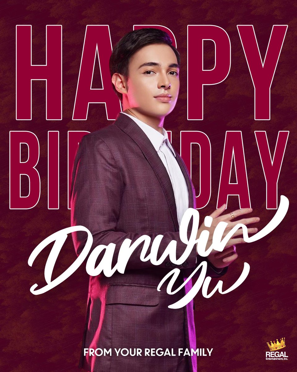 Regal Entertainment Inc. on Twitter: "Happy Birthday, Darwin Yu! 🎥 We wish you all the best in ...