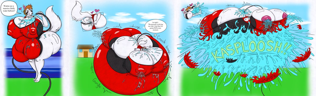 Foxtracker on Twitter: "Finally finished adding onto the sketch that Kitty123 on Furaffinity did ...